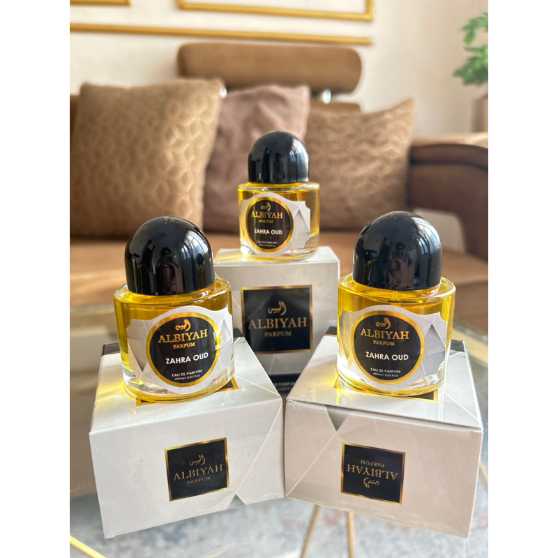Jual parfum wanita albiya aroma oud vanilla dan segar bunga (zahraoud ...