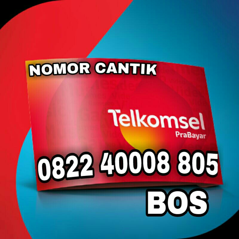 Jual Nomor Cantik Simpati 0822 4000 8 805 Kartu Perdana Telkomsel Rapih 12 digit Nomer Super ...