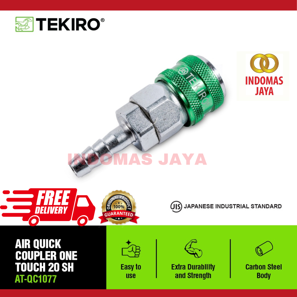 Jual TEKIRO AIR QUICK COUPLER ONE TOUCH 20 SH TEKIRO SH 20 ONE TOUCH ...