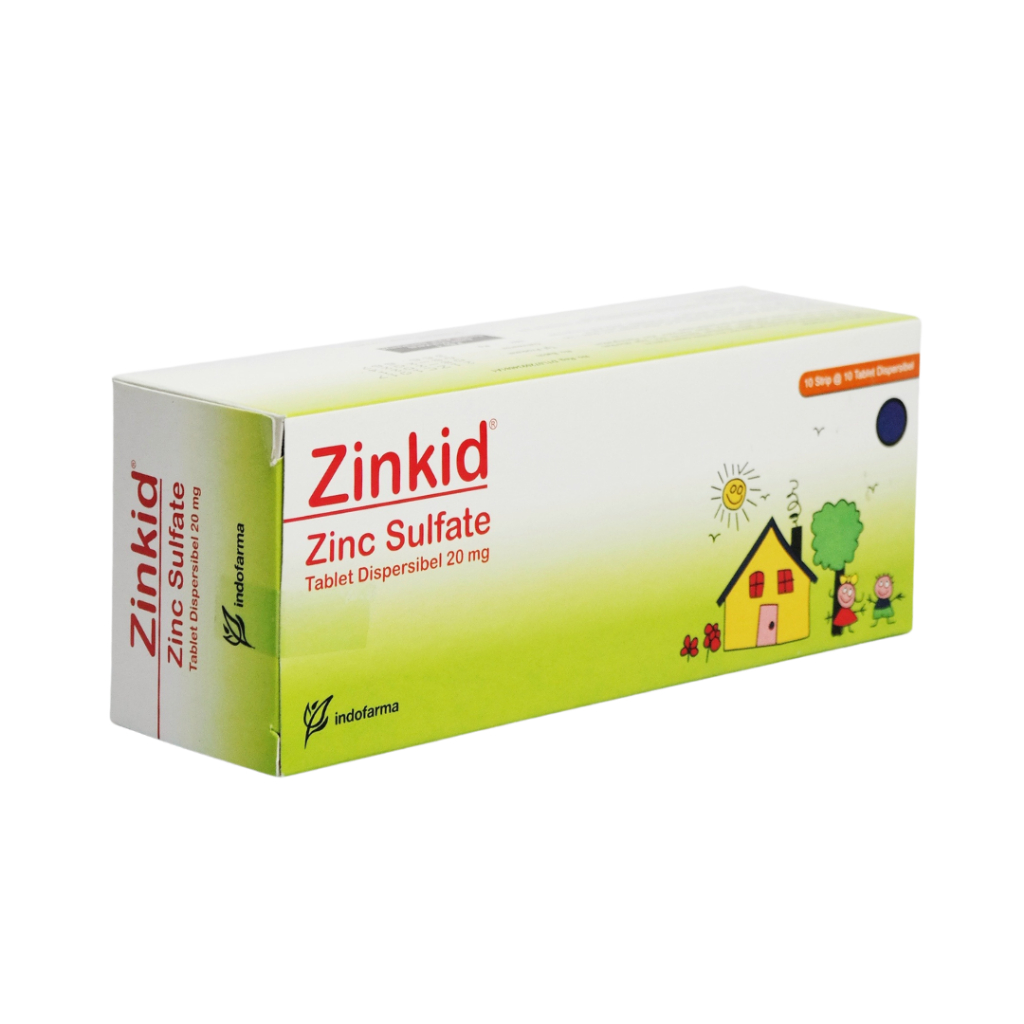 Jual Zinkid Box 100's Tablet Indofarma - Zinc Sulfate / Mencegah Atau ...