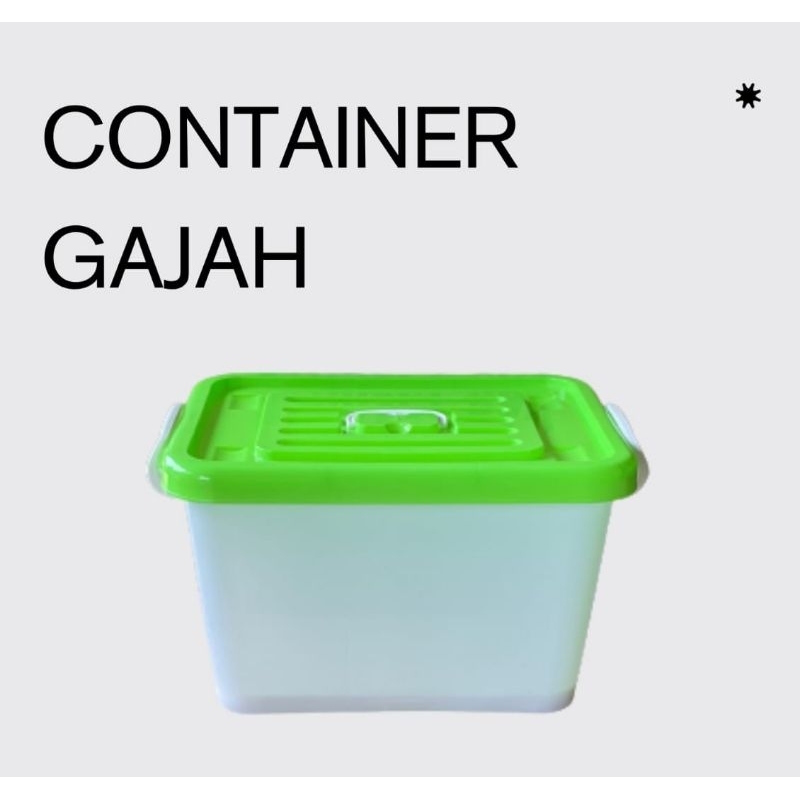 Jual box container/box tempat penyimpanan tutup/box segi gajah ukuran ...
