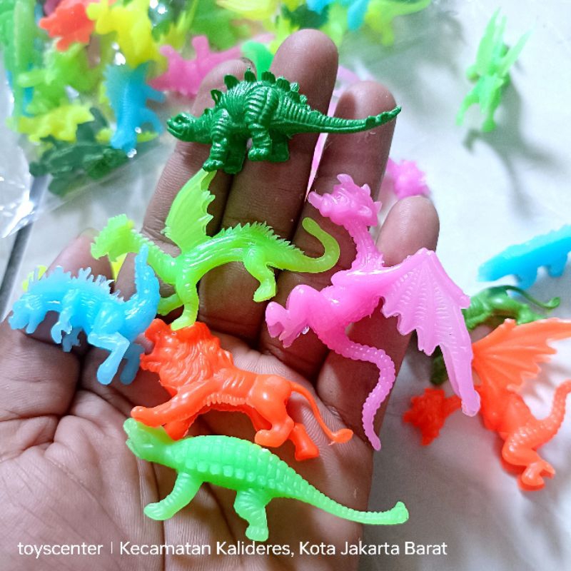 Jual 50pcs mainan naga dinosaurus mix | Shopee Indonesia