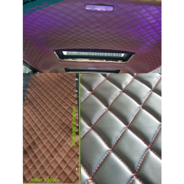 Jual Bahan Plafon Mobil Minibus Model Wajit/ Pelapis Atap Plapon Mobil ...