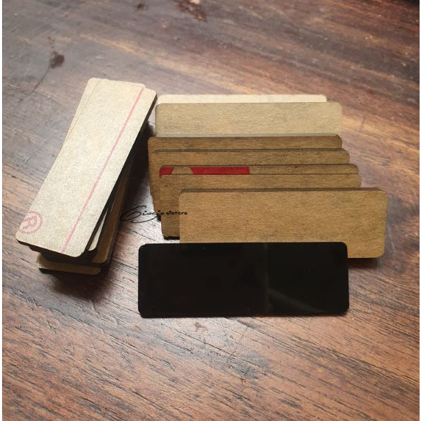 Jual Papan Name Tag Akrilik | Papan Nama Dada Acrylic | Nametag Hitam ...