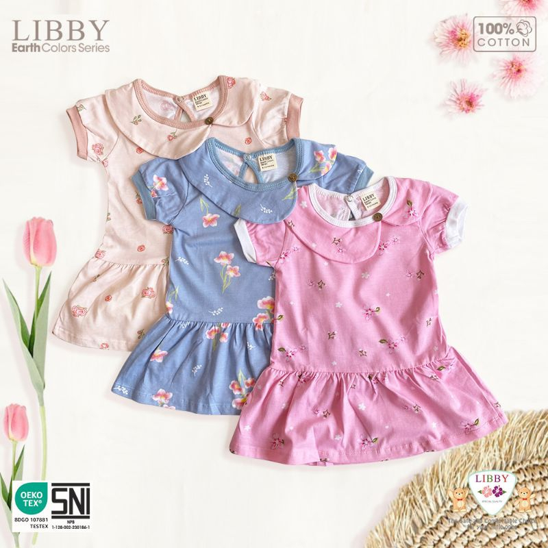 Jual DRESS LIBBY BABY 1 PCS | Lily Dress Earth Colors Series Baby Girl ...