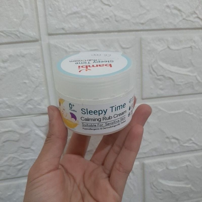 Jual bambi sleepy time calming rub cream 40g | Shopee Indonesia