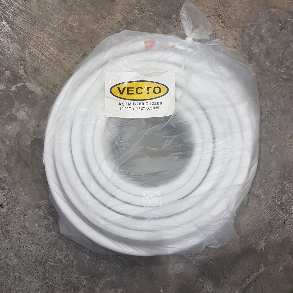 Jual Pipa Set AC VECTO 2 PK - 1/4" + 1/2" 30MTR 2 HP | Shopee Indonesia