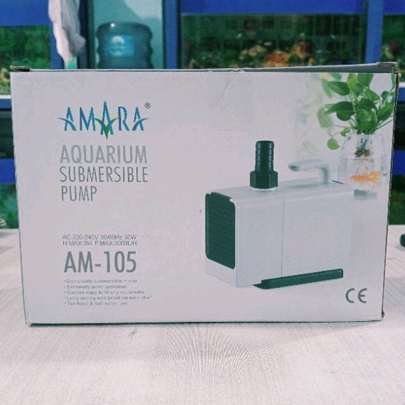 Jual AMARA AM 105 Pompa celup aquarium kolam dan hidroponik. | Shopee ...
