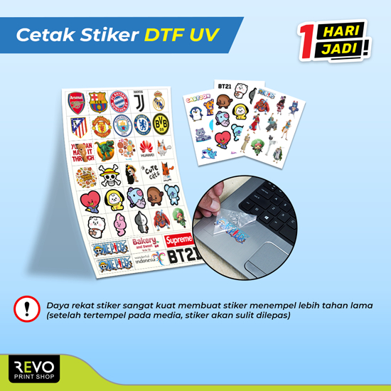 Jual Print Stiker DTF UV/Stiker Transparan UV/Stiker Timbul | Shopee ...
