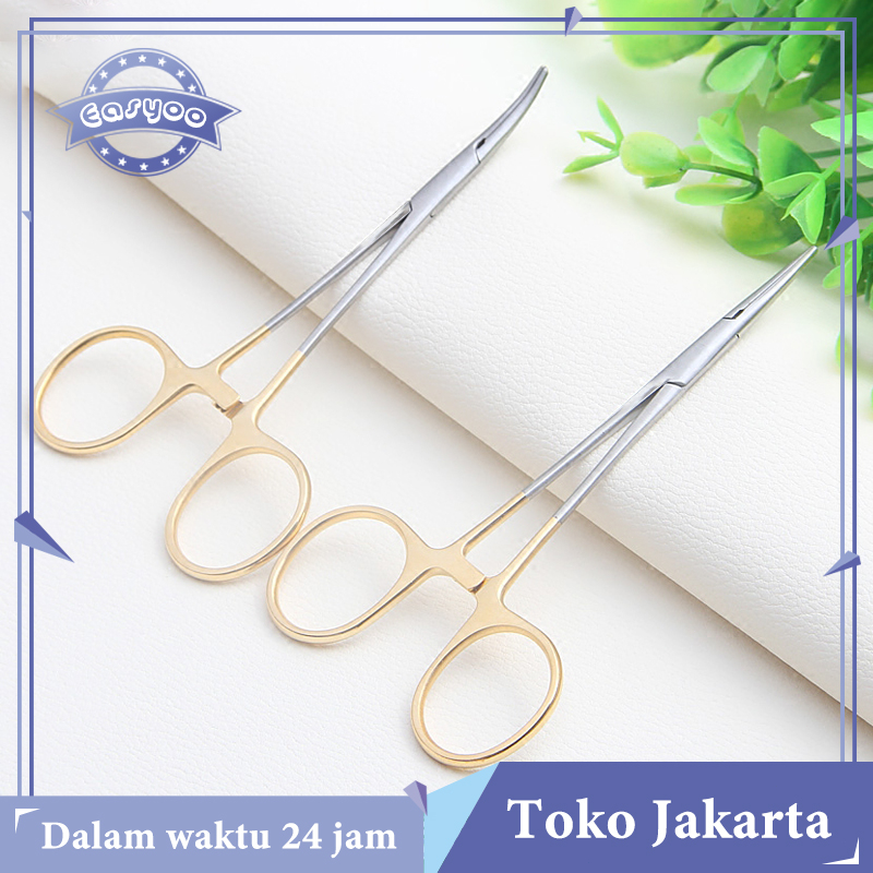 Jual Mosquito Lurus 12.5cm Arteri Klem Clamp Mosquito Forcep Pean ...