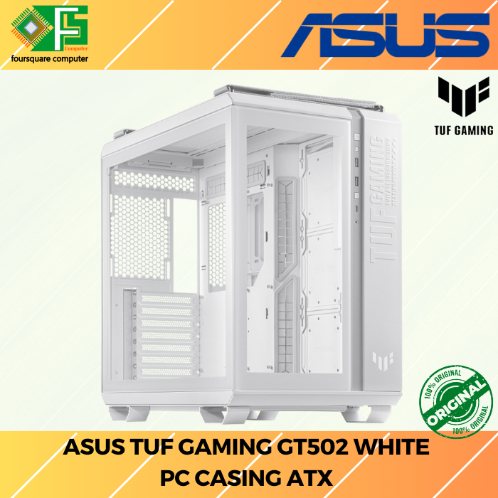 Jual Casing PC ASUS TUF Gaming GT502 White | Casing Komputer ATX ...