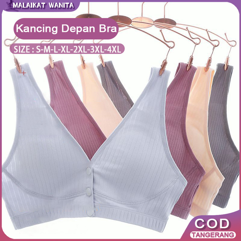 Jual Bra Menyusui Kancing Depan Busa Bra Tanpa Kawat Pakaian Dalam ...