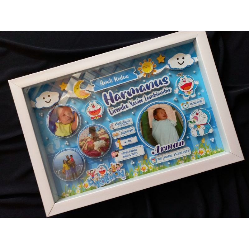 Jual Biodata Baby 3D 15R | Papan Nama Anak | Biodata Pop Up | Baby Born ...