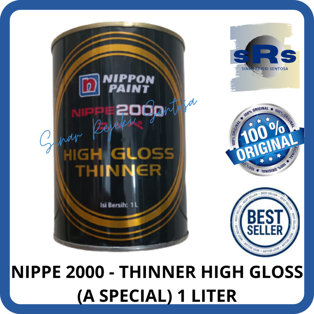 Jual NIPPE 2000 - THINNER HIGH GLOSS A SPECIAL 1 LITER | Shopee Indonesia