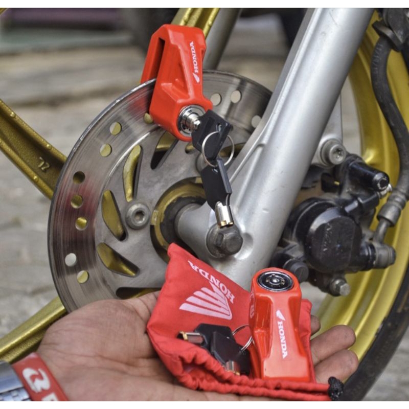 Jual M1 Gembok Motor Gembok Motor Pengunci Motor Cakram Anti Maling 100 ...