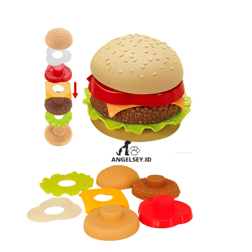 Jual Mainan Anak Masak Burger Bisa Di Bongkar Pasang | Shopee Indonesia