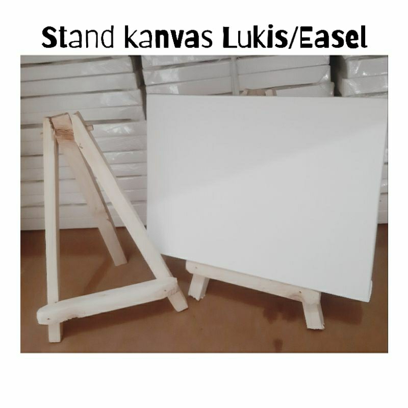 Jual Stand Kanvas Lukis Sandaran Kanvas Lukis Kecil / Easel kanvas ...