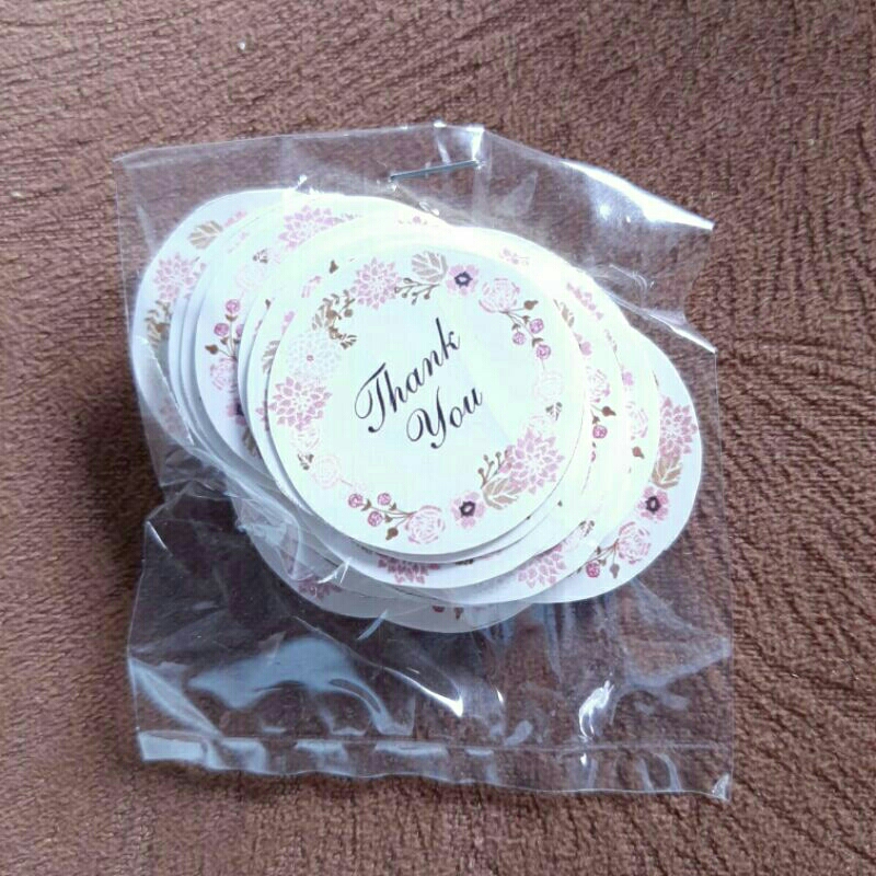 Jual Stiker thank you kecil ukuran 3cm | Shopee Indonesia