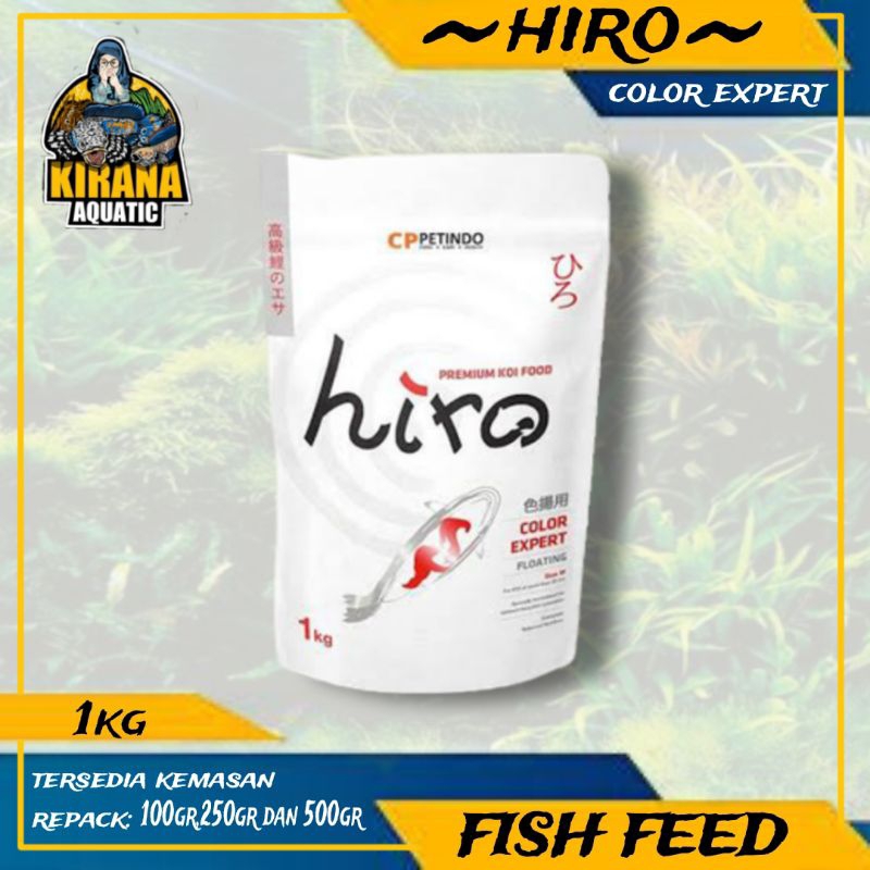 Jual Pakan koi premium HIRO color expert 1kg | Shopee Indonesia