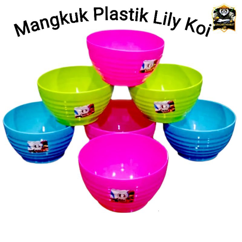 Jual Mangkuk Plastik Lily Koi/Mangkuk Sop/Mangkuk Baso Murah | Shopee ...