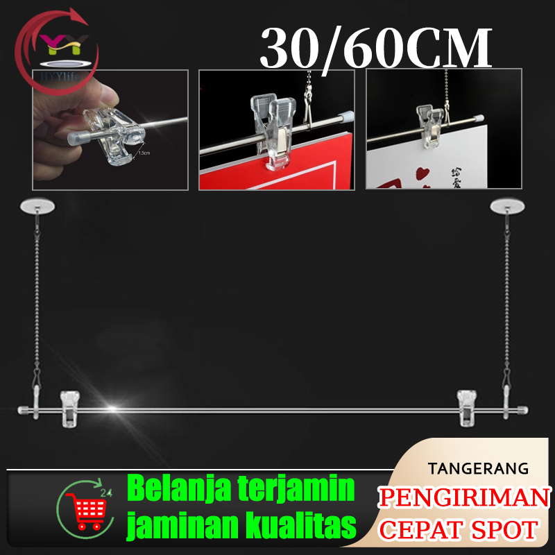 Jual 30/60cm Penyangga Banner / Stand Penyangga / Banner gantung Alat ...