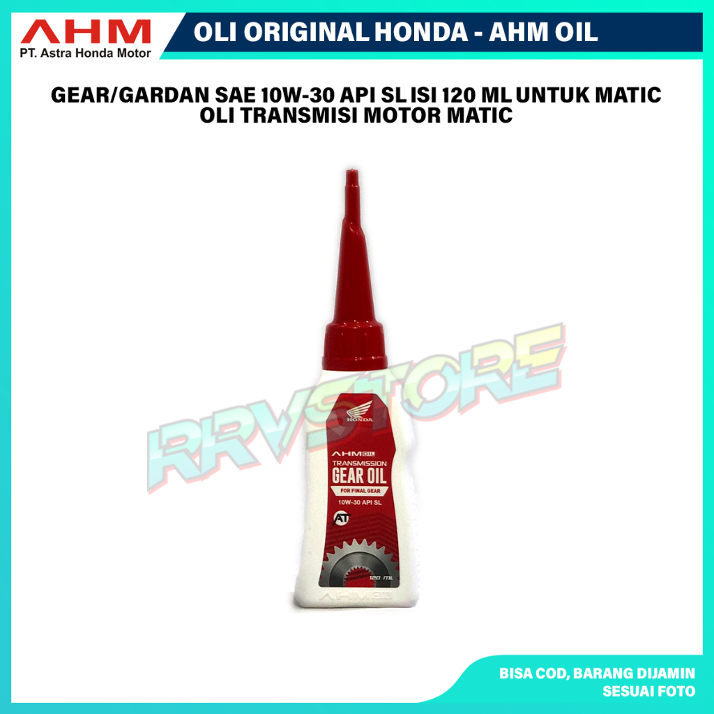 Jual Oli Gear Gardan AHM 120 ML SAE 10W-30 API SL Oli Transmisi Motor ...