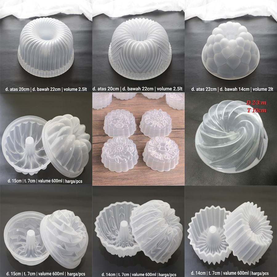 Jual Cetakan Puding Mini Viral Besar Jelly Agar Putu Ayu Lucu Kekinian ...