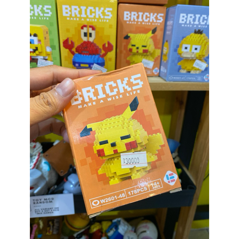 Jual LEGO BRICK LUCU Bricks Toys Model Kartun Building Blok Nano 3D ...