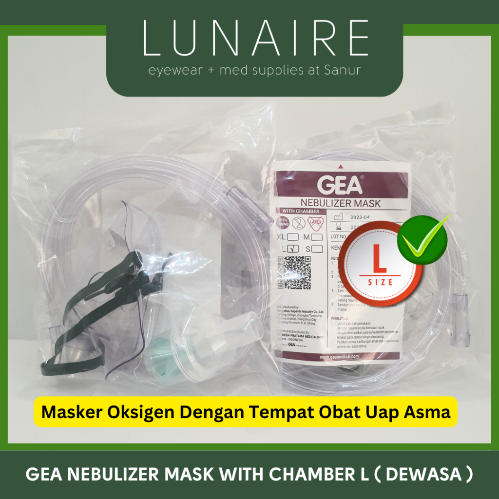 Jual Masker Nebulizer Nebul GEA Masker Nebulasi Yang Dilengkapi Dengan ...