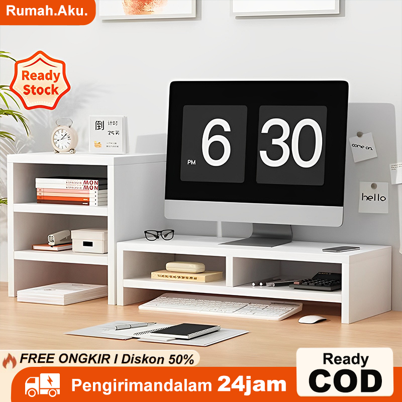 Jual Stand Monitor Rak Monitor Desktop Dudukan Komputer | Shopee Indonesia