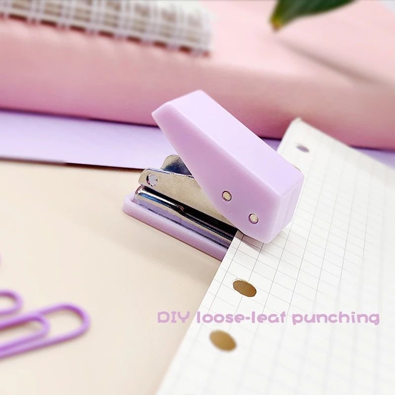 Jual KIANDAA 1pc Single hole paper punch MINI portable / pelubang ...