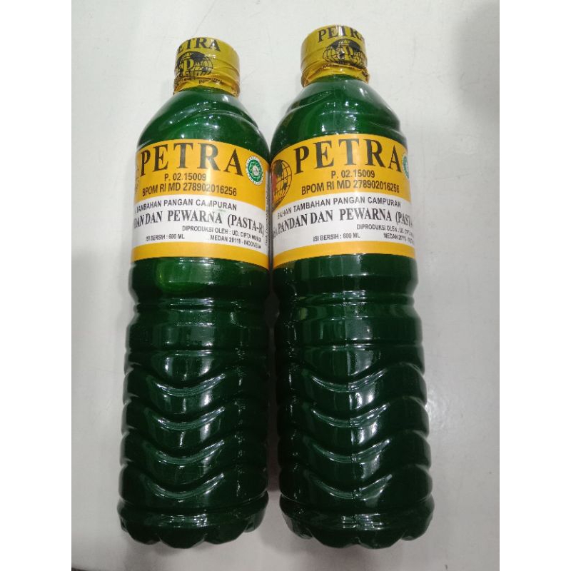 Jual PETRA PERISA PANDAN DAN PEWARNA (PASTA-R) 600ML | Shopee Indonesia
