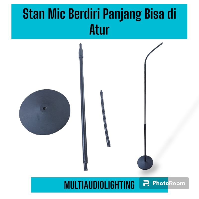 Jual Stand Mic Berdiri Untuk Mikrofon Terbuat Dari Besi Berkualitas ...