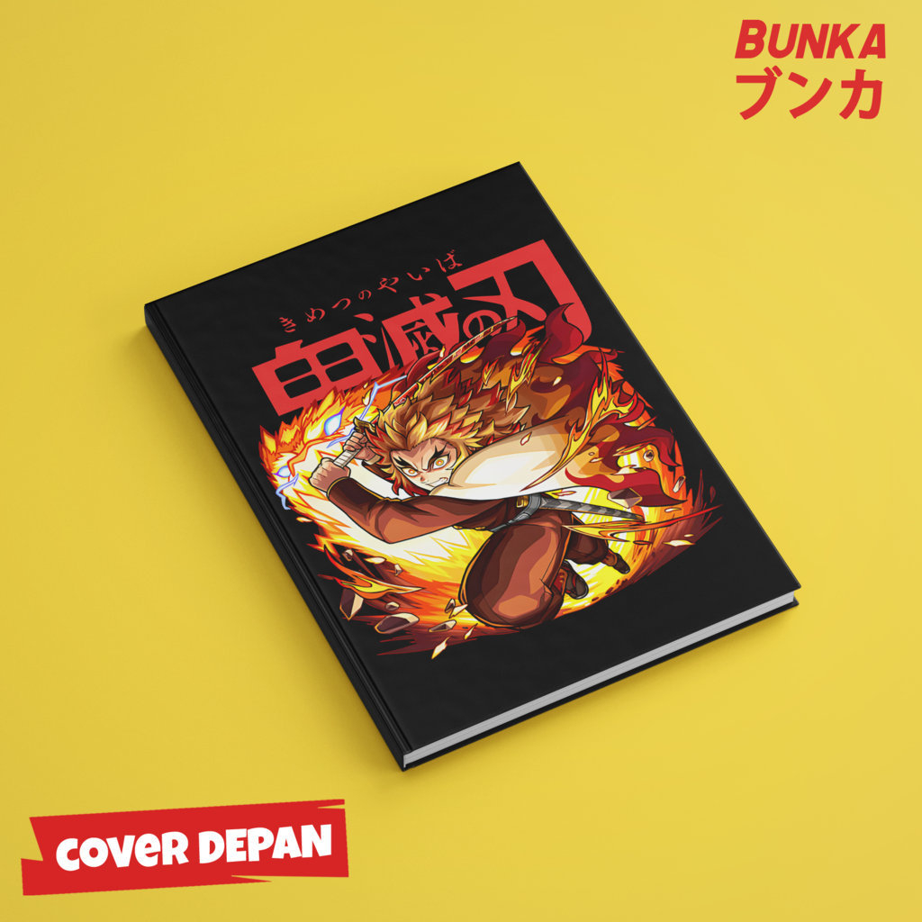 Jual Note Book Aesthetic Anime Kimetsu no Yaiba Demon Slayer Rengoku ...