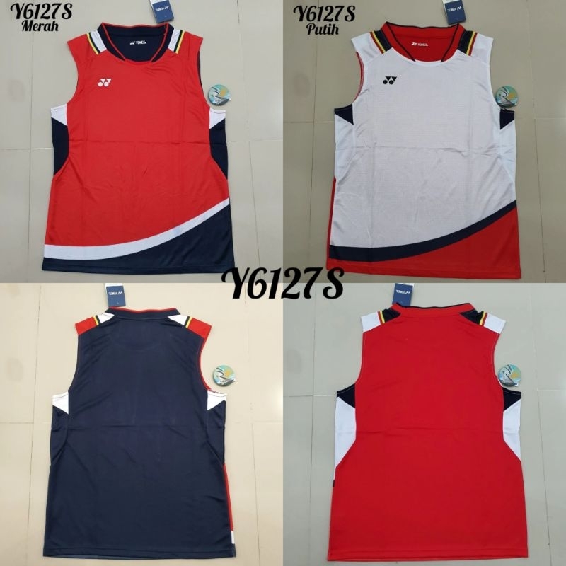 Jual Y6127 KAOS BADMINTON SINGLET BAJU BULU TANGKIS JERSEY OLAHRAGA | Shopee Indonesia