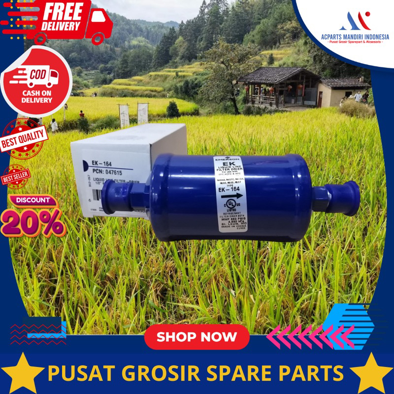 Jual EMERSON EK-164 ( 1/2” Model Drat / Nut / Flare ), Liquid line ...