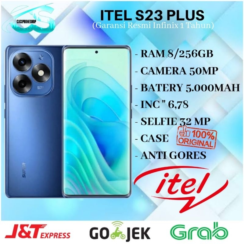 Jual ITEL S23 PLUS NFC RAM 8GB Memory 256GB 8/256GB GARANSI RESMI ITEL ...