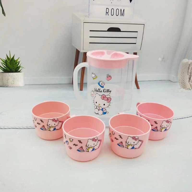 Jual set teko miniso teko hello kitty cinsmoroll melody kuromi | Shopee ...