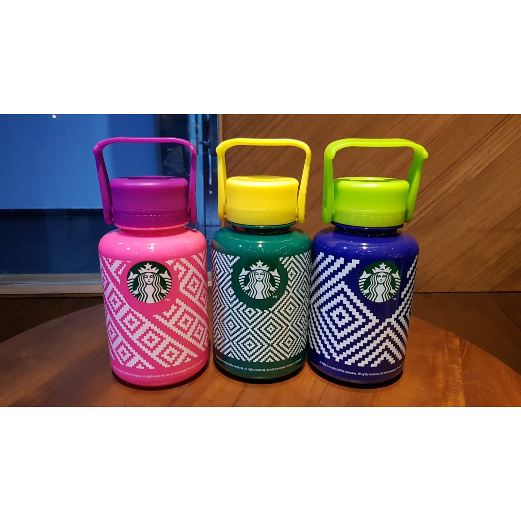 Jual Botol minum tumbler Starbucks reusable original colorful weaves 1 ...