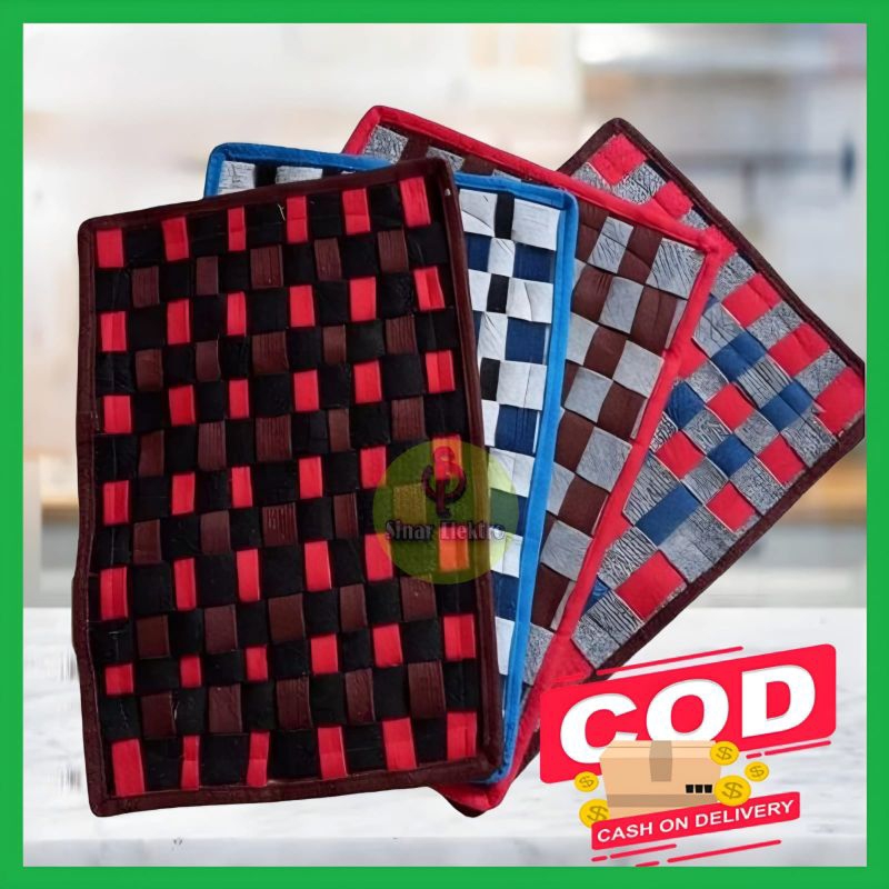 Jual KESET ANYAMAN MOTIF KOTAK KOTAK TERLARIS TERMURAH KUALITAS HD ...