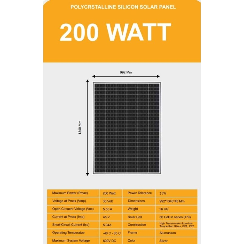 Jual HiMAWARi Solar Panel Polycrystalline 200WP HIGH QUALITY | Shopee ...