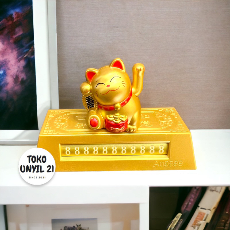 Jual Lucky Cat Yenpao Gold Lucky Cat Pajangan Toko Pajangan Rumah ...
