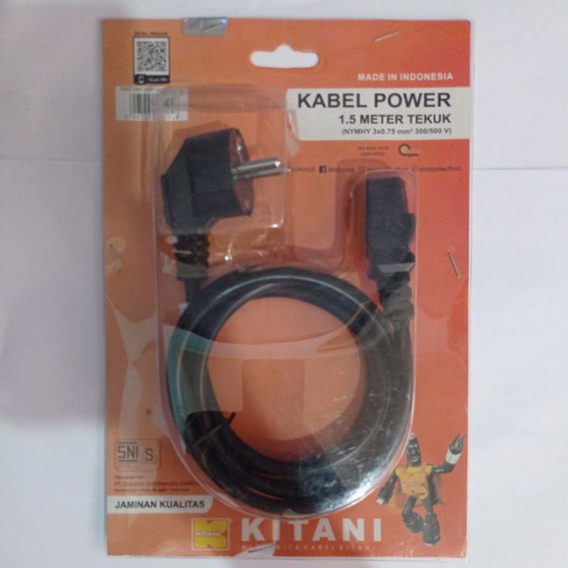 Jual kabel komputer/ power KITANI | Shopee Indonesia