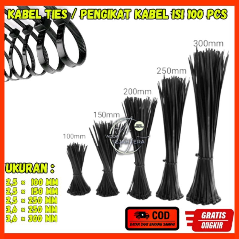Jual Kabel Ties , Kabel Tis isi 100 Pcs , Cable Tie Insulok, Insulock ...
