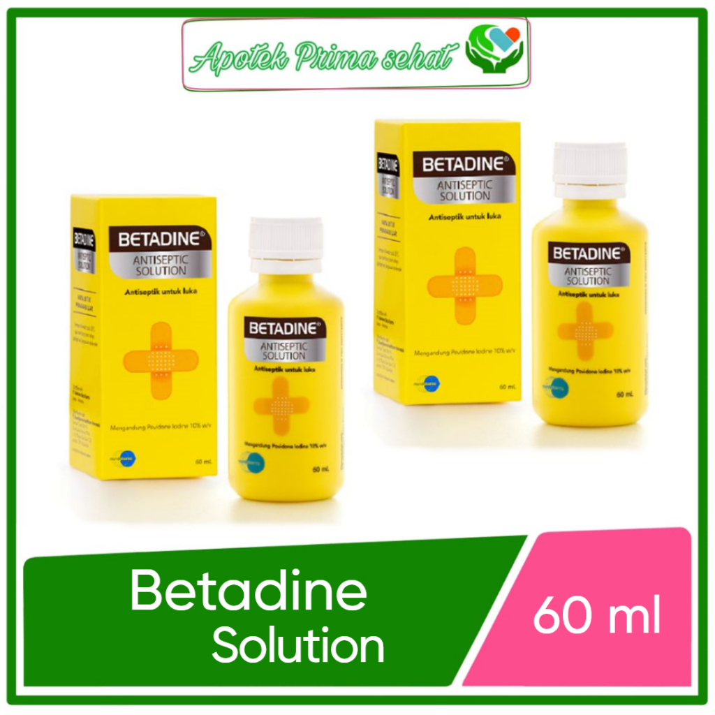 Jual BETADINE | SOLUTION | OBAT MERAH | P3K | ANTISEPTIC | FIRST AID ...