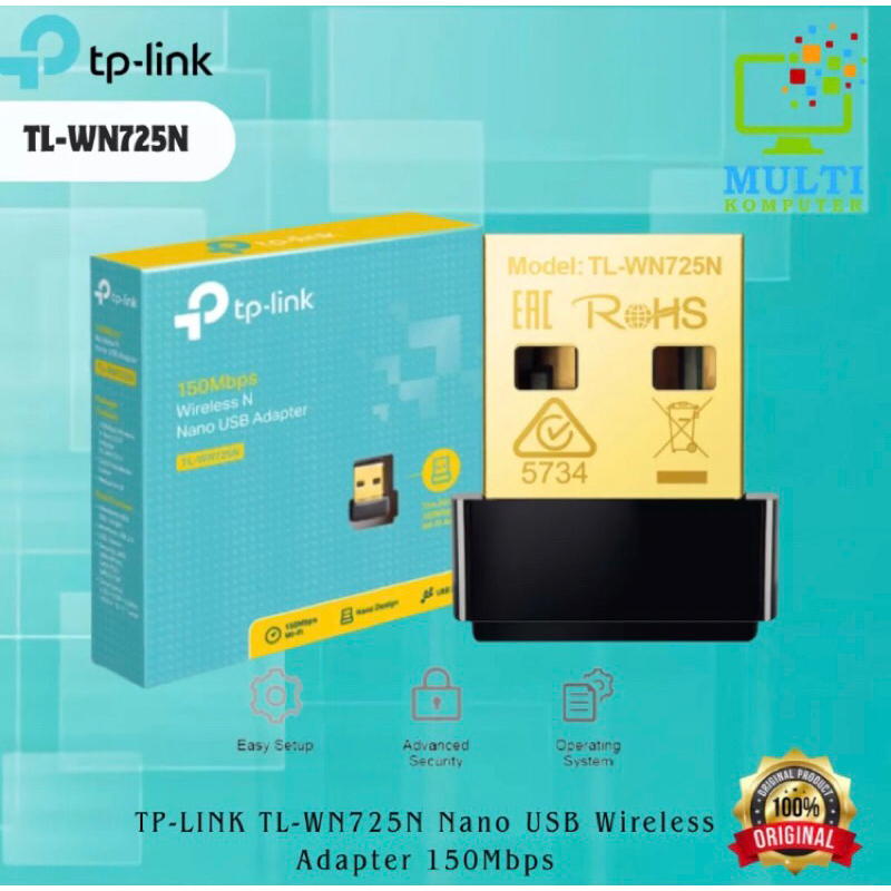 Jual Dongle WIFI TP-LINK TL-WN725N : 150Mbpsb Wireless N Nano USB ...