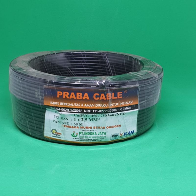 Jual Kabel Listrik NYA 1 x 1,5/1 x 2,5 PRABA | Shopee Indonesia