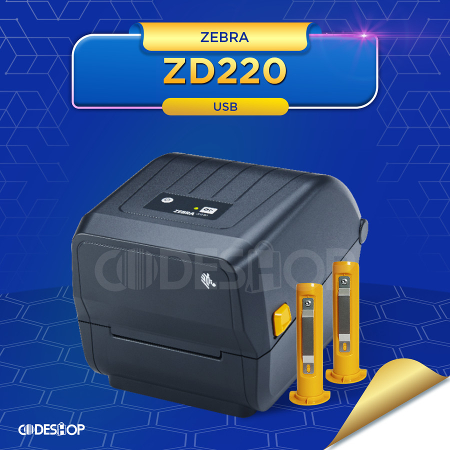 Jual Printer Zebra ZD220 Plus 2 Core Spindle 1 Inch Muat Ribbon 300 ...