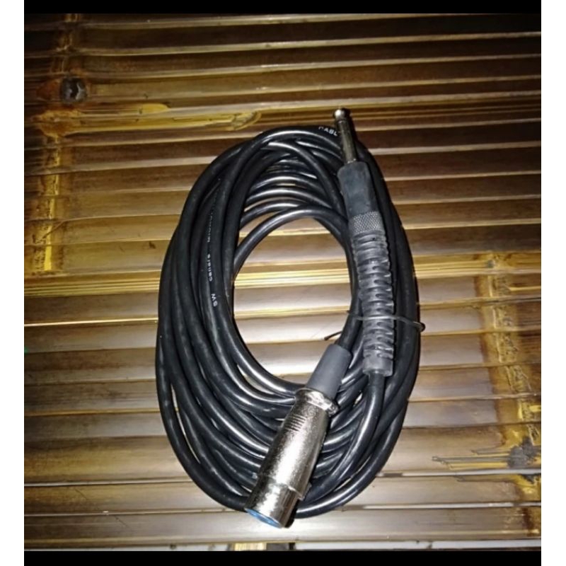 Jual kabel colokan Microphone 5 meter jadi kualitas bagus | Shopee ...