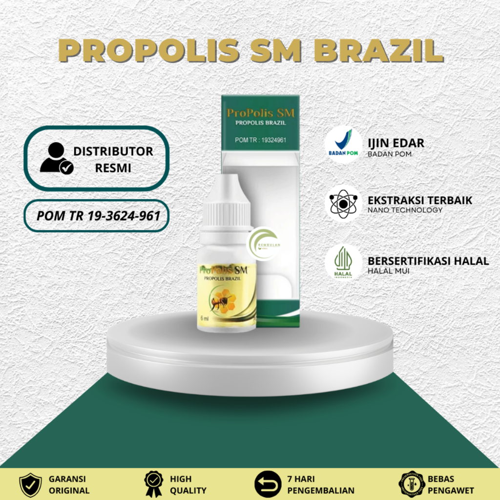 Jual Propolis SM Brazil Original With Nano Technology BPOM dan Halal ...